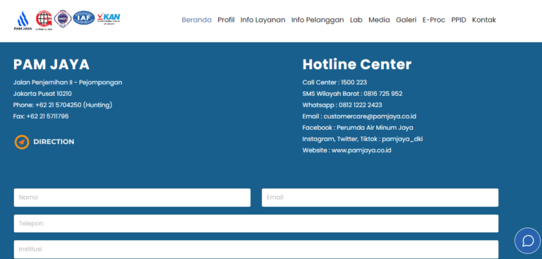 Syarat dan Biaya, Cara Mendaftar Pemasangan PDAM Baru di Jakarta Online dan Offline - Haijakarta.id