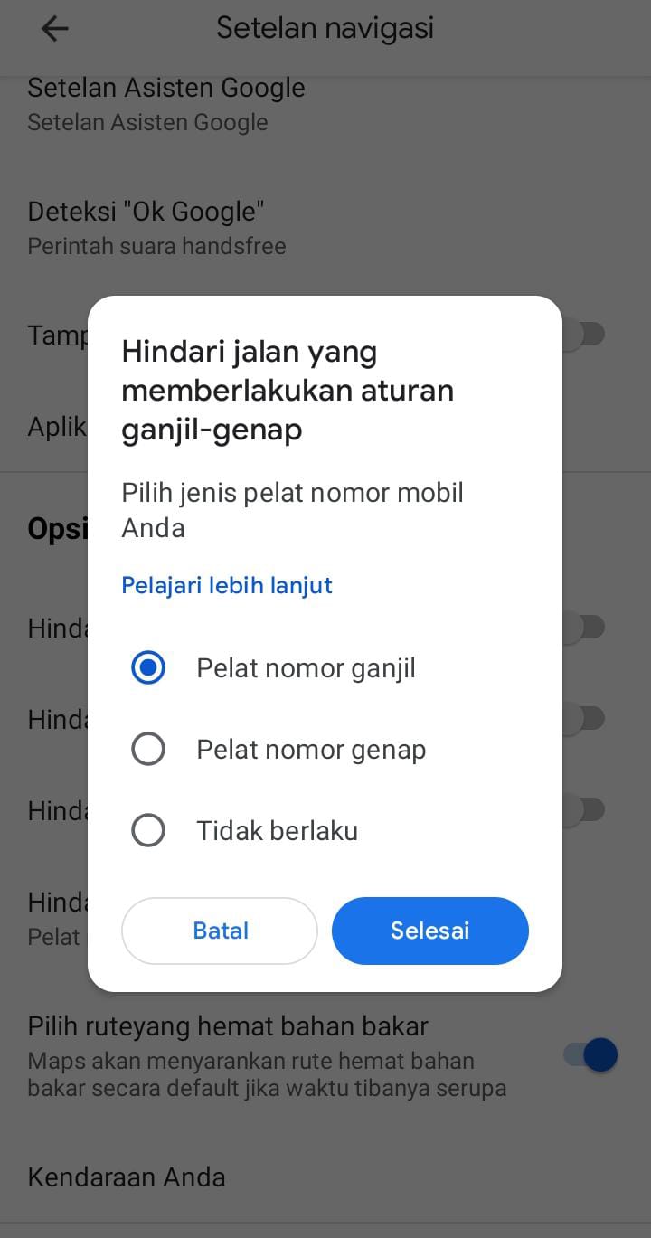 Cara Menghindari Ganjil Genap di Jakarta Pakai Google Map, Agar Tidak ...