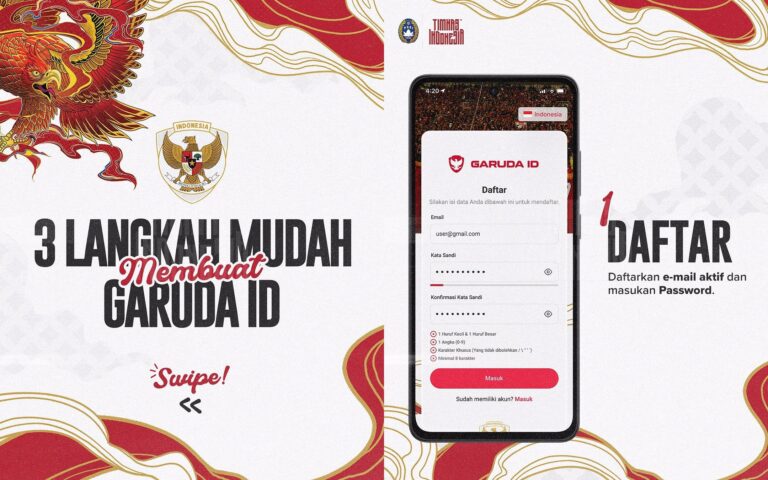 Cara Membuat Akun Garuda ID Untuk Membeli Tiket Pertandingan Timnas ...