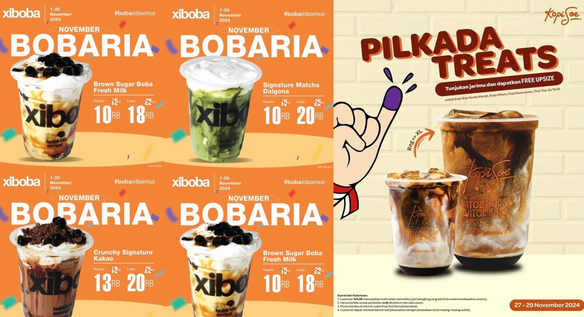 9 Daftar Minuman Spesial Promo Pilkada 2024, Ada Kopi Kenangan Hingga ...