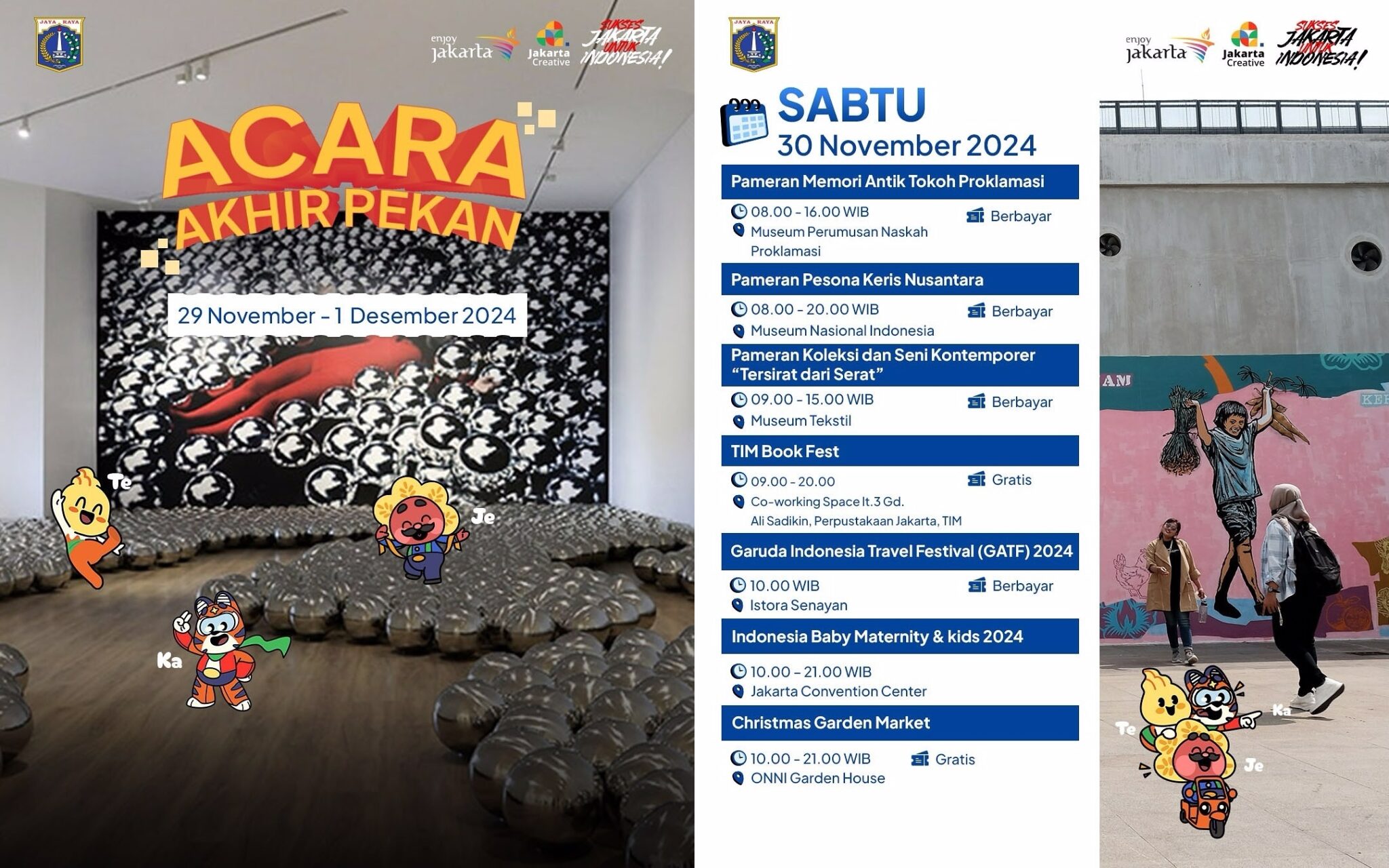 Daftar Ragam Acara Akhir Pekan Menarik di Jakarta Pada 30 November-1 ...