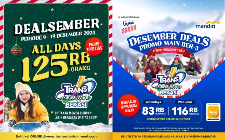 Promo Spesial Libur Akhir Tahun 2024 di Trans Snow World Bekasi ...