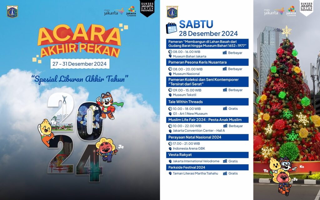 Daftar Acara Akhir Pekan di Jakarta Pada 28-31 Desember 2024, Semarak ...