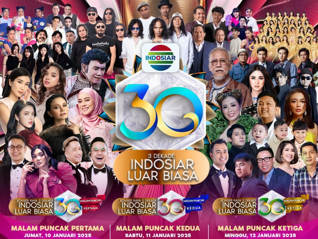 Jadwal Tayang dan Acara Konser INDOSIAR Tiga Dekade Berkarya ...