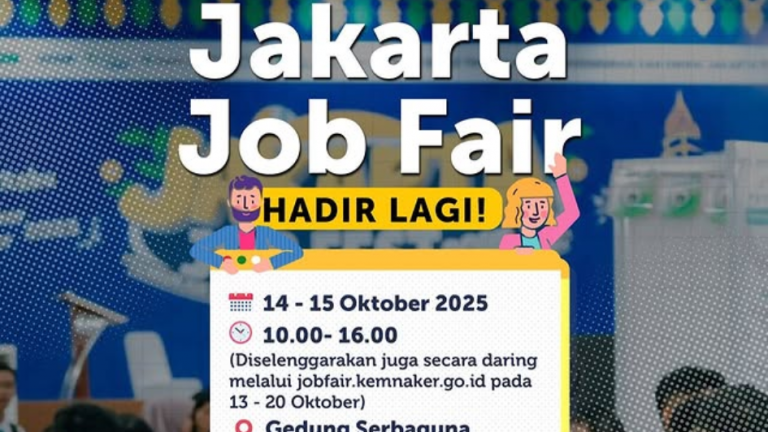 Kembali Digelar! Jakarta Job Fair 14-15 Oktober 2025 di Sunter Hadirkan ...