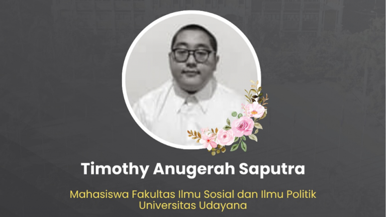 Fakta Timothy Anugerah Saputra, Mahasiswa Unud Diduga Tewas Bunuh Diri ...