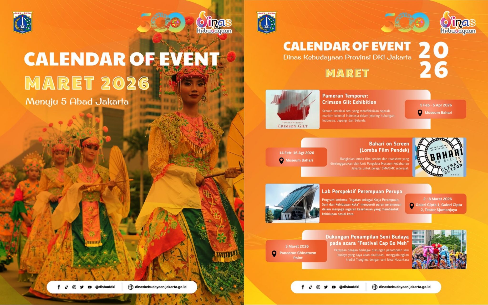 Kalender Event DKI Jakarta Maret 2026 Resmi Dirilis, Ini Daftar Lengkap ...